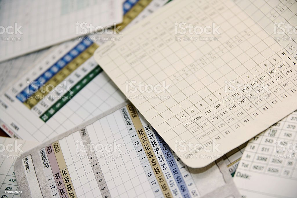 6'' x 8'' Bi-Fold Card – Scorecards For Golf